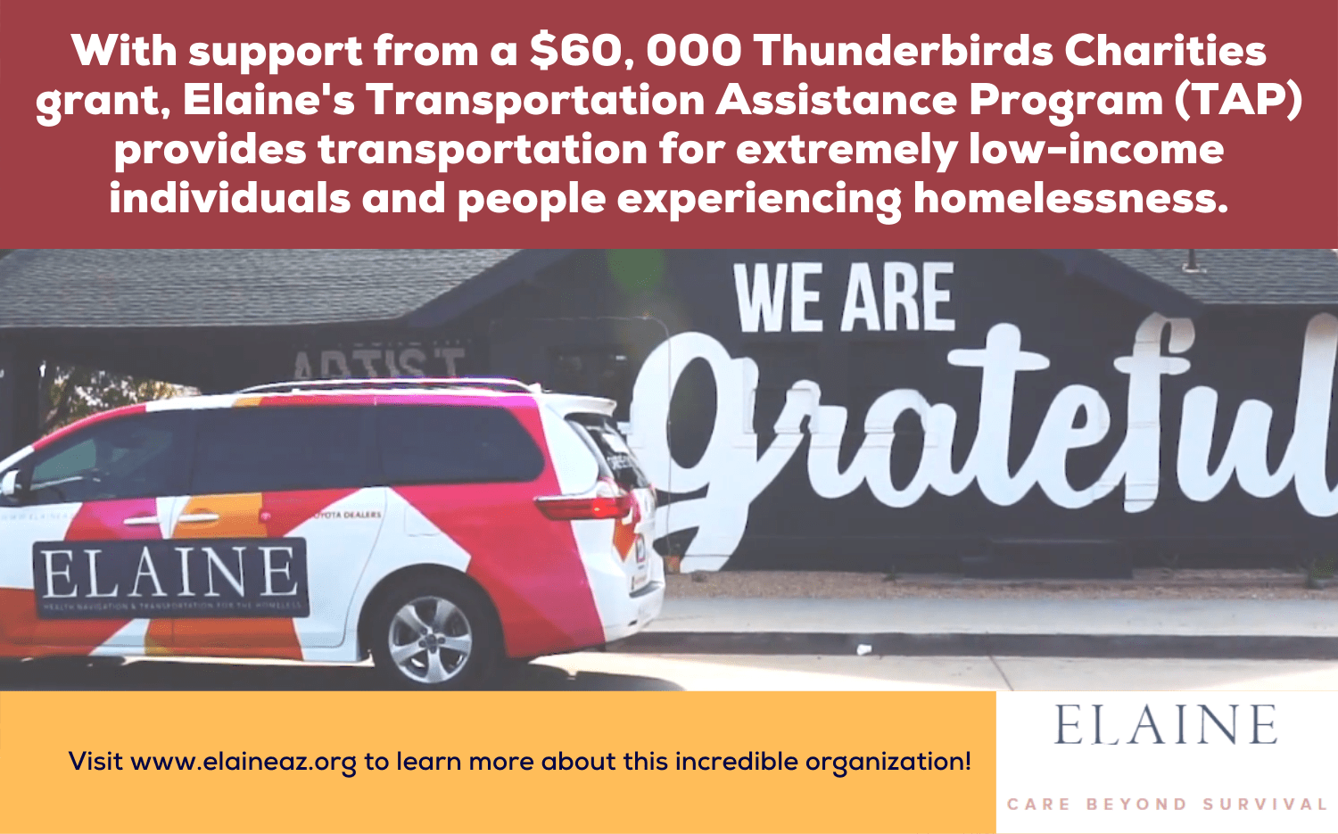 Elaine’s Transportation Assistance Program - Good Works Grants