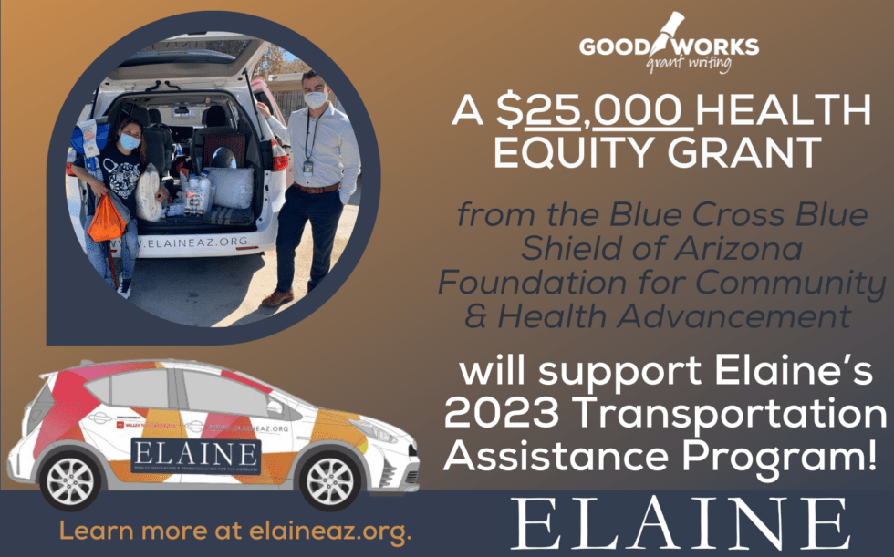 Elaine’s Transportation Assistance Program - Good Works Grants