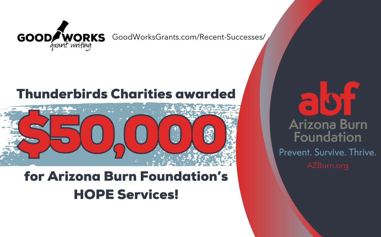 Foundation Grant for Arizona Burn Foundation’s HOPE Services - Good ...